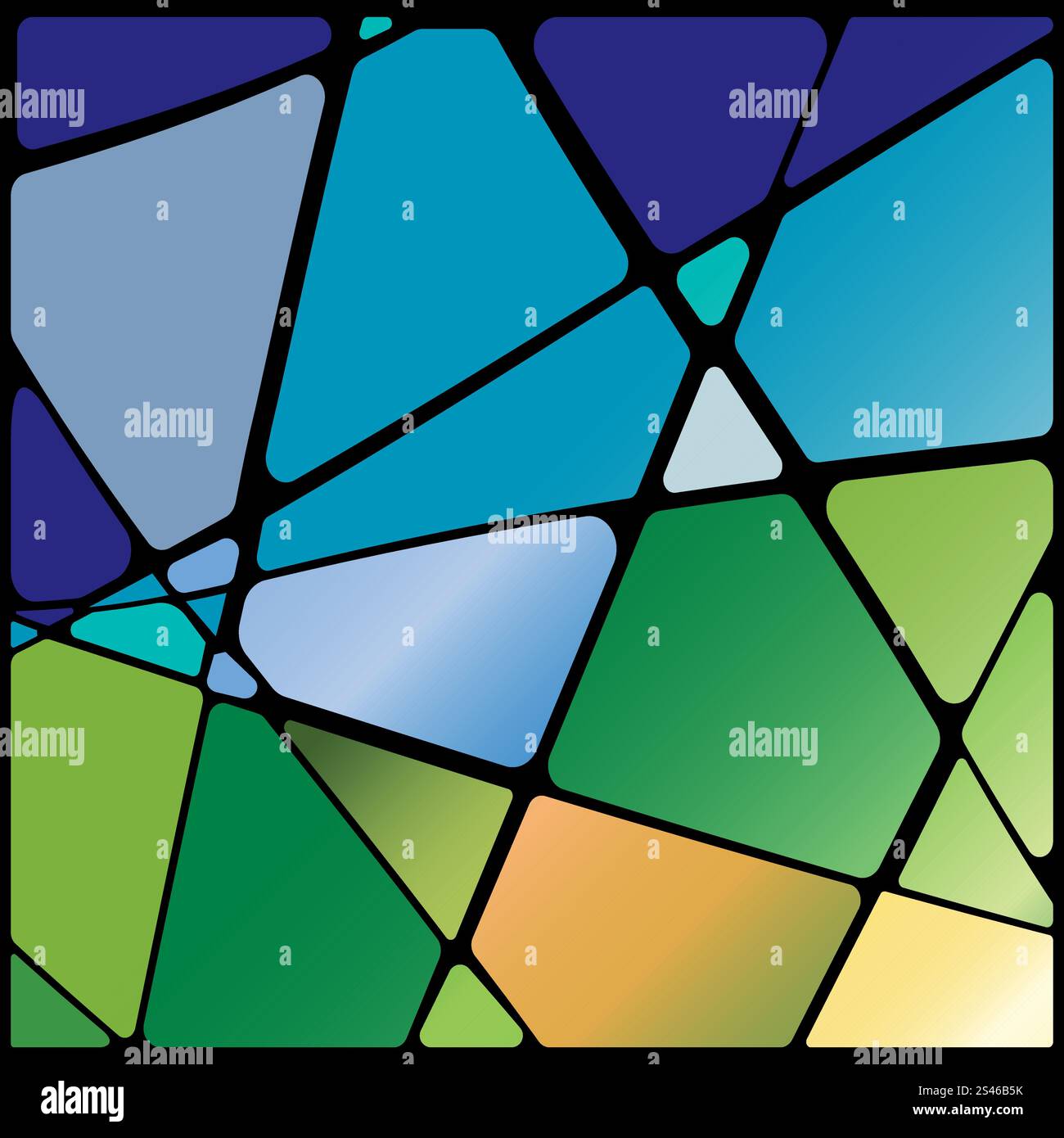 Illustration of abstract stained glass window Stock Vector Image & Art - Alamy