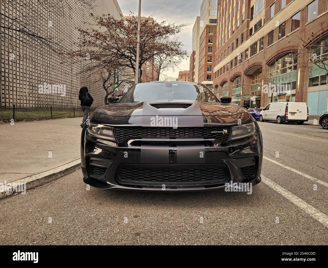 New York City, USA - March 01, 2024: 2020 Dodge Charger SRT Hellcat ...