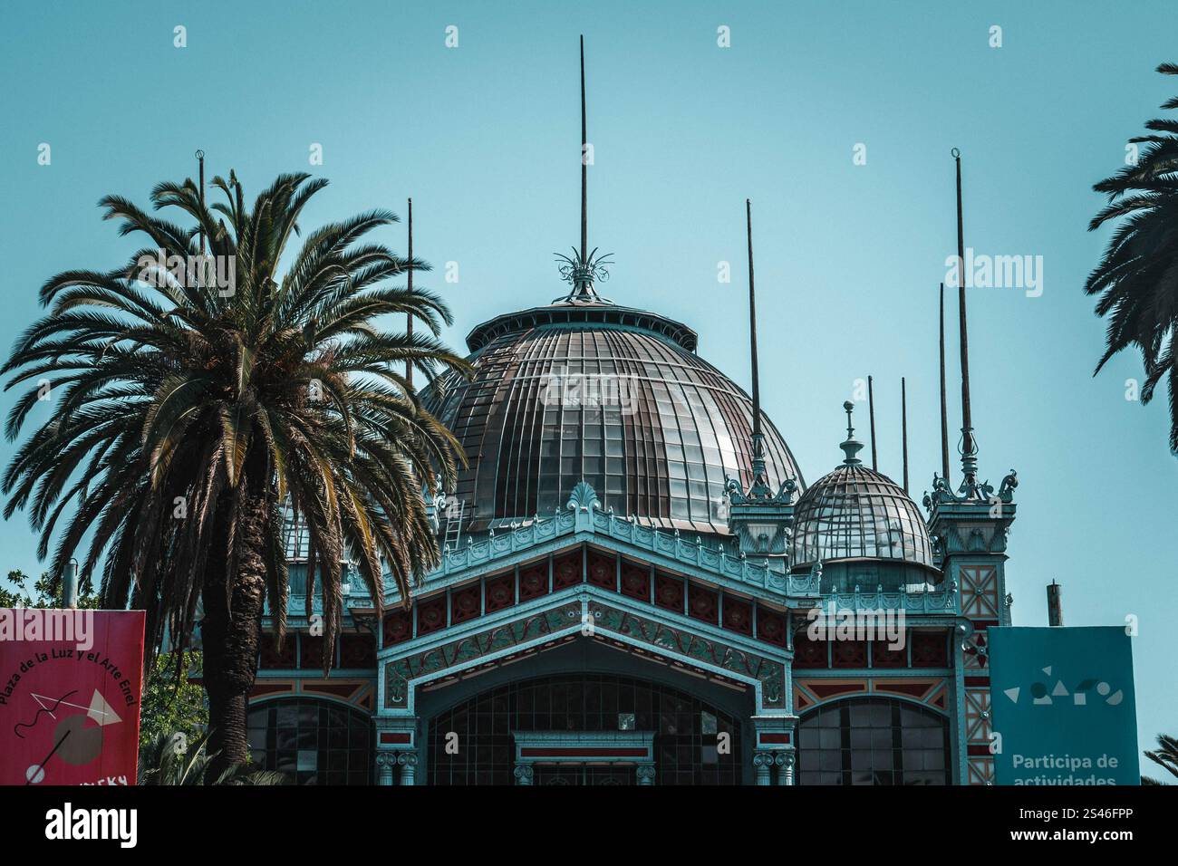 Exterior views of the Artequin Museum in Santiago, Chile—an ornate ...