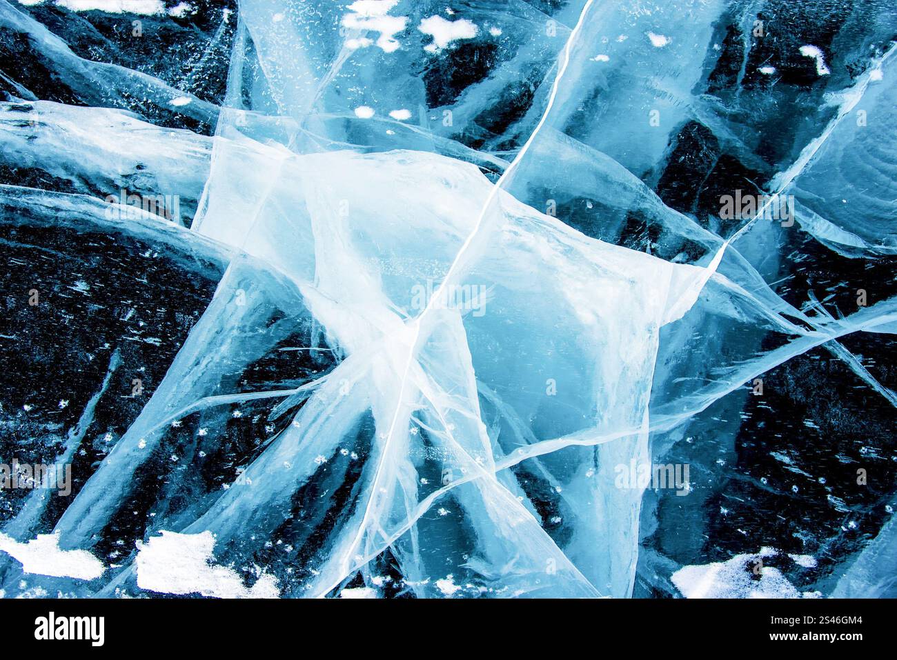 Deep blue ice texture, lake water frozen in winter, icy wallpaper Stock ...