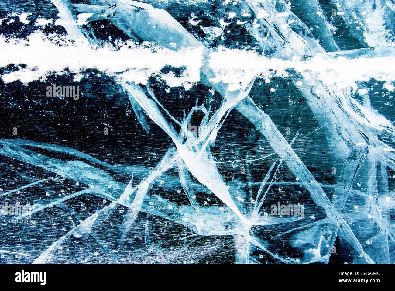 Deep blue ice texture, lake water frozen in winter, icy wallpaper Stock ...