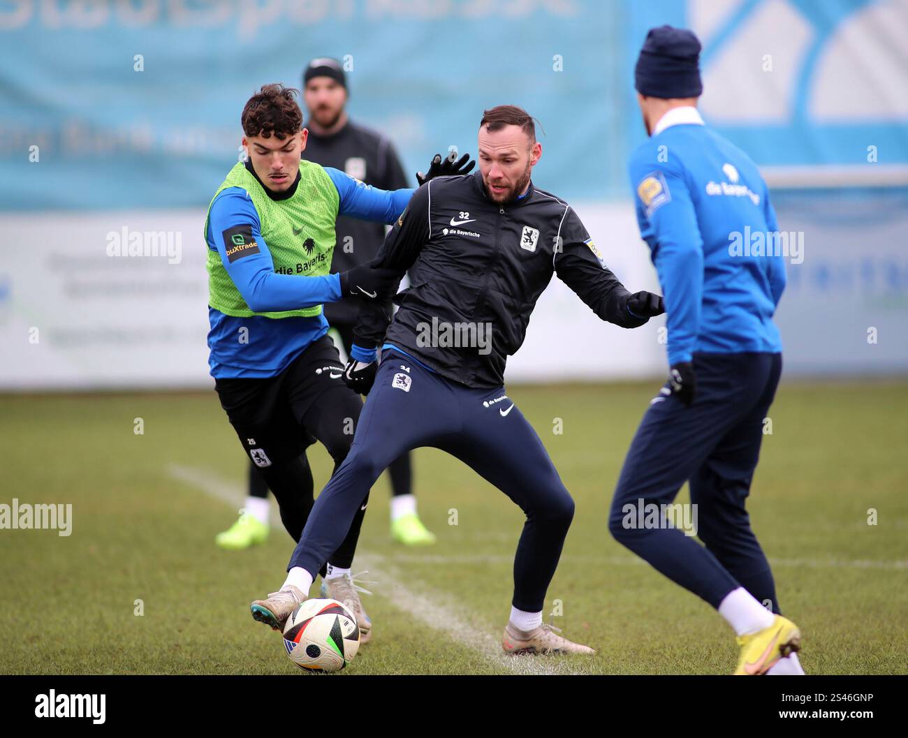 München, Deutschland, 10. Januar 2025: Fussball, Herren, 3.Liga, Saison ...