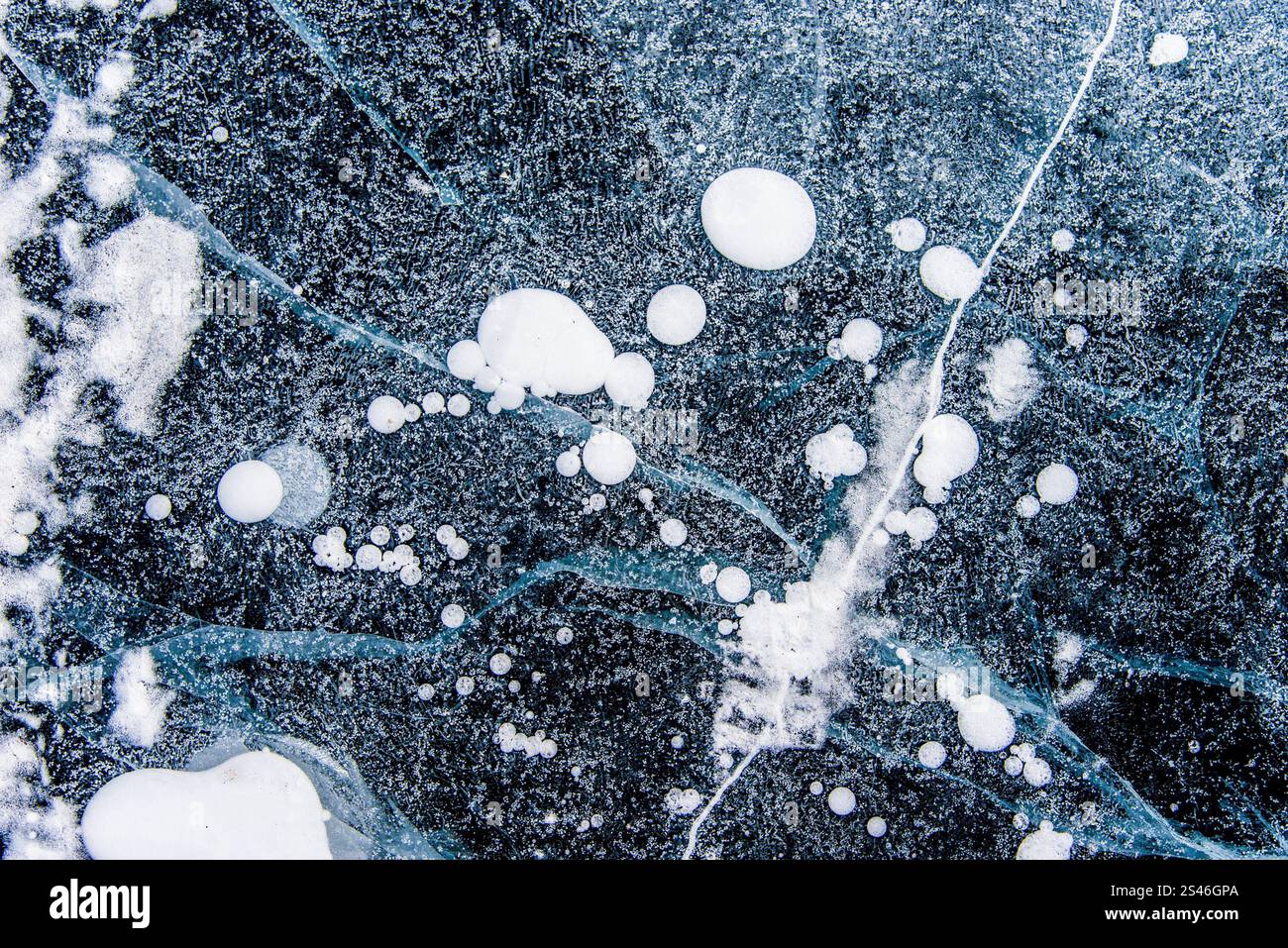 Deep blue ice texture, lake water frozen in winter, icy wallpaper Stock ...