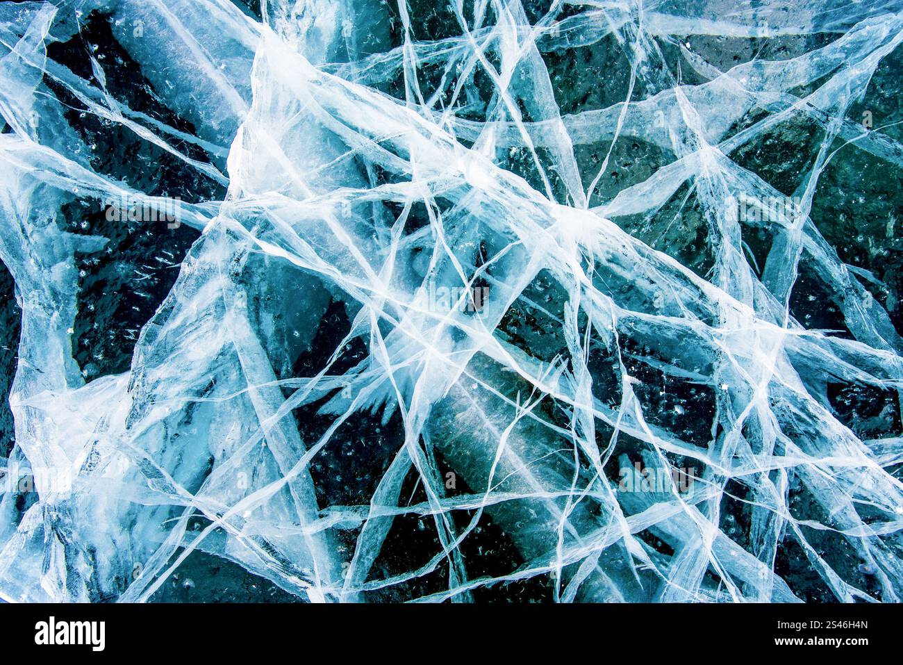 Deep blue ice texture, lake water frozen in winter, icy wallpaper Stock ...