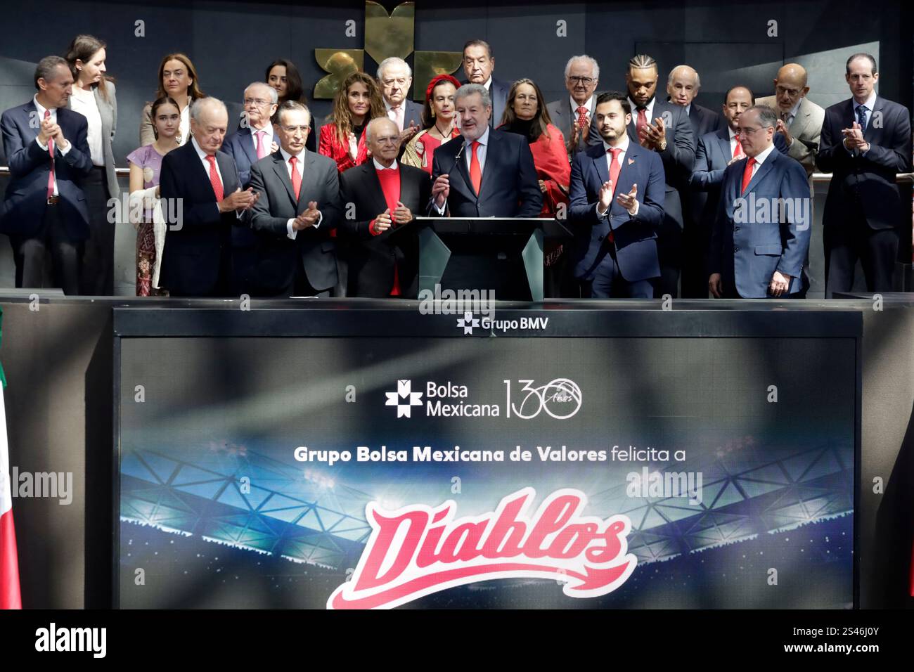 Chairman of the Board of Directors of Diablos Rojos del Mexico Alfredo Harp Helu, Mexican ...