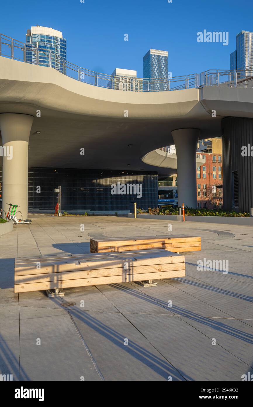 Wood waterfront pavilion in hi-res stock photography and images - Alamy