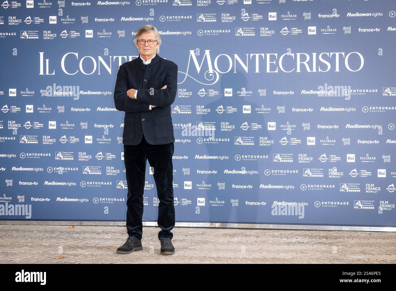 Rome, Italy. 10th Jan, 2025. Bille August attends the “Il Conte di ...