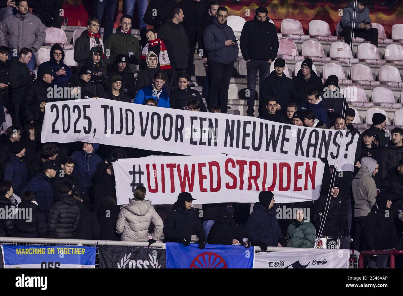 Oss, Netherlands. 25th Nov, 2023. OSS, 10-01-2025. Frans Heesen stadium ...