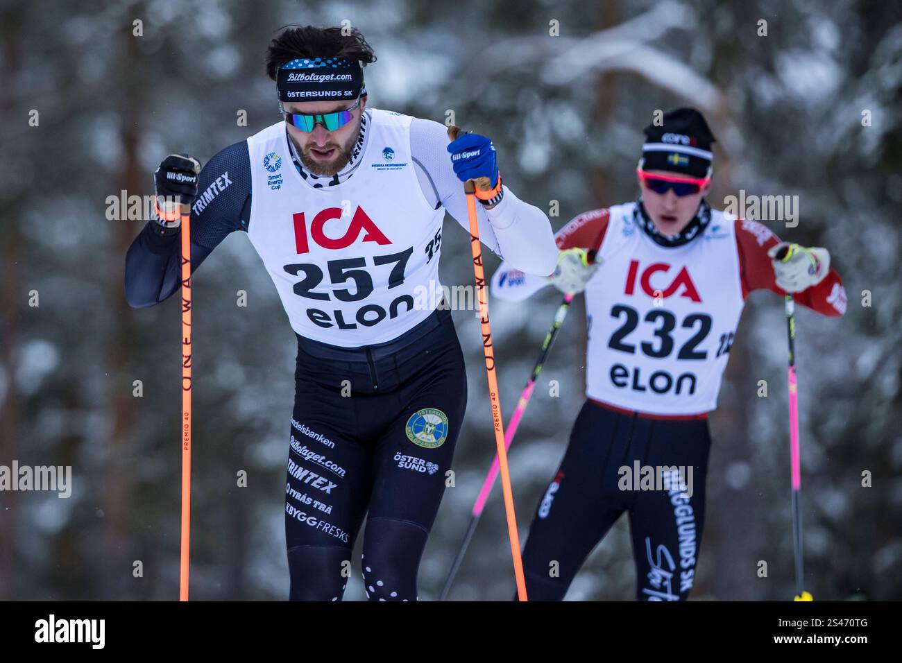 Falun, Sverige. 10th Jan, 2025. 250110 Adam Persson, Östersunds SK ...