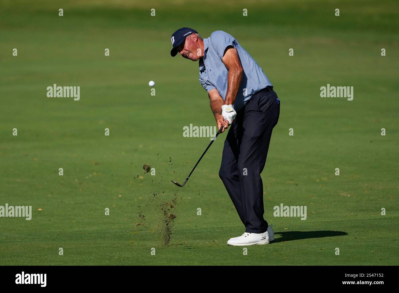 Matt Kuchar hits on the ninth fairway during the second round of the ...