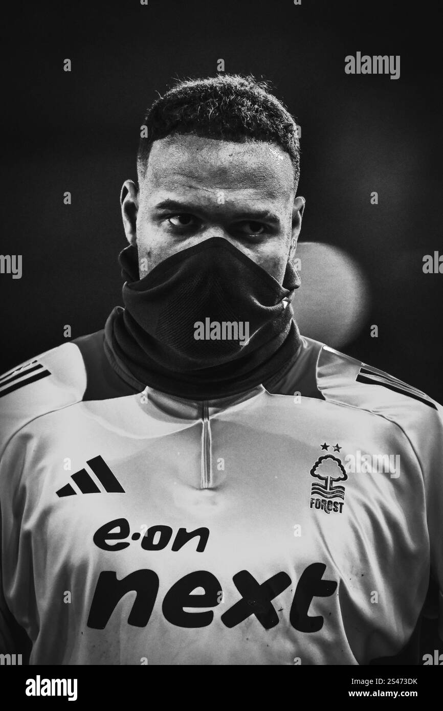 Wolverhampton wanderers vs nottingham forest Black and White Stock ...