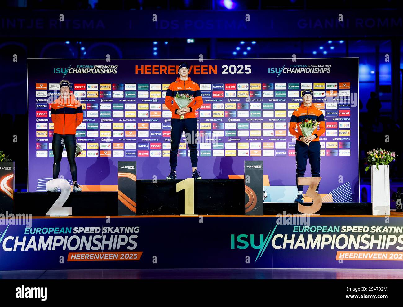 HEERENVEEN - Tim Prins (Netherlands), Jenning De Boo (Netherlands) and ...