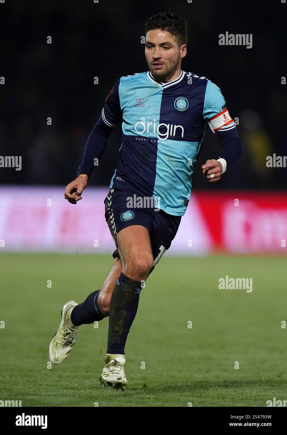 Wycombe Wanderers' Luke Leahy during the Emirates FA Cup third round ...