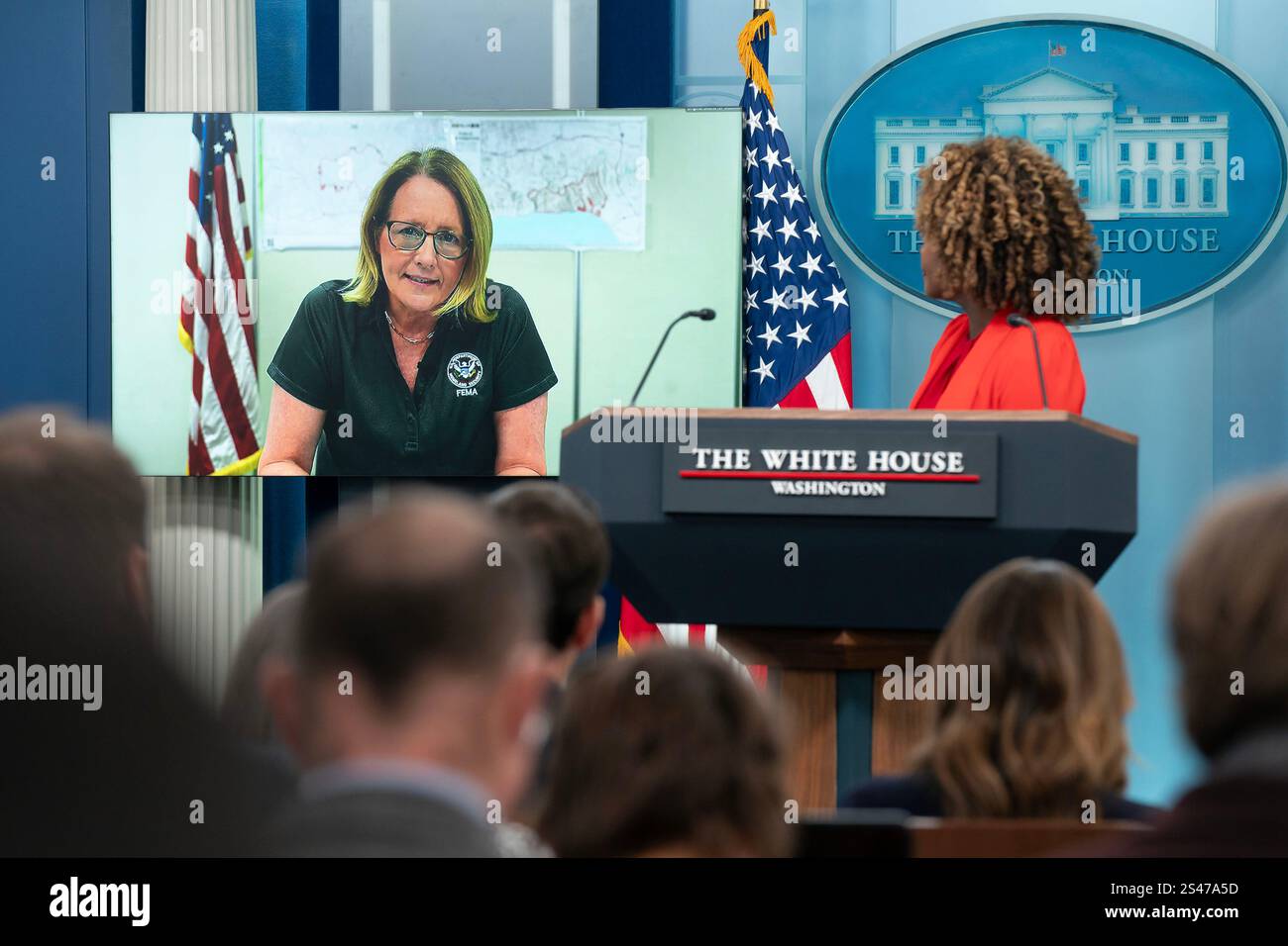 Washington, United States. 10th Jan, 2025. Press Secretary Karine Jean ...