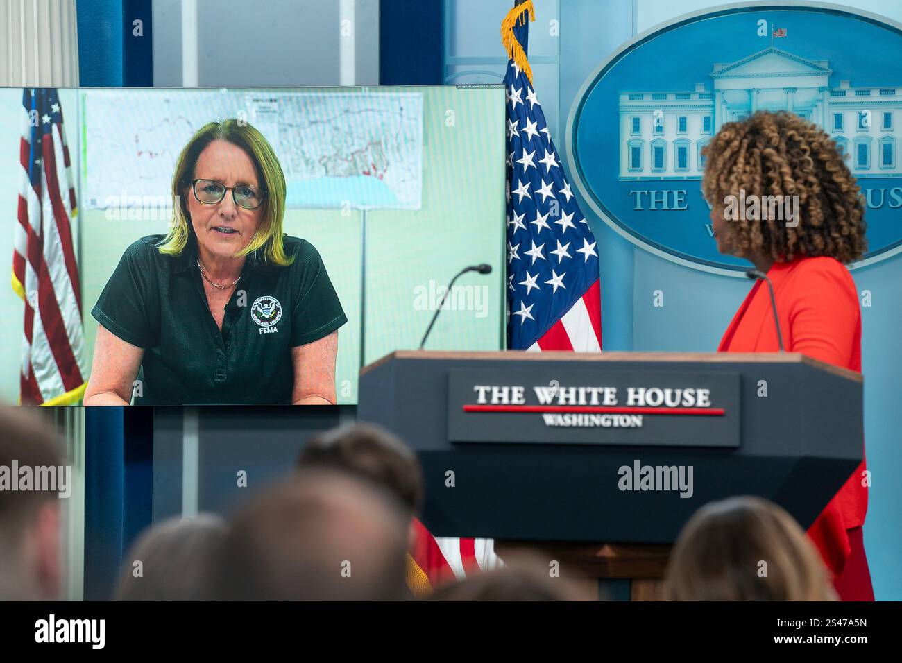 Washington, United States. 10th Jan, 2025. Press Secretary Karine Jean ...