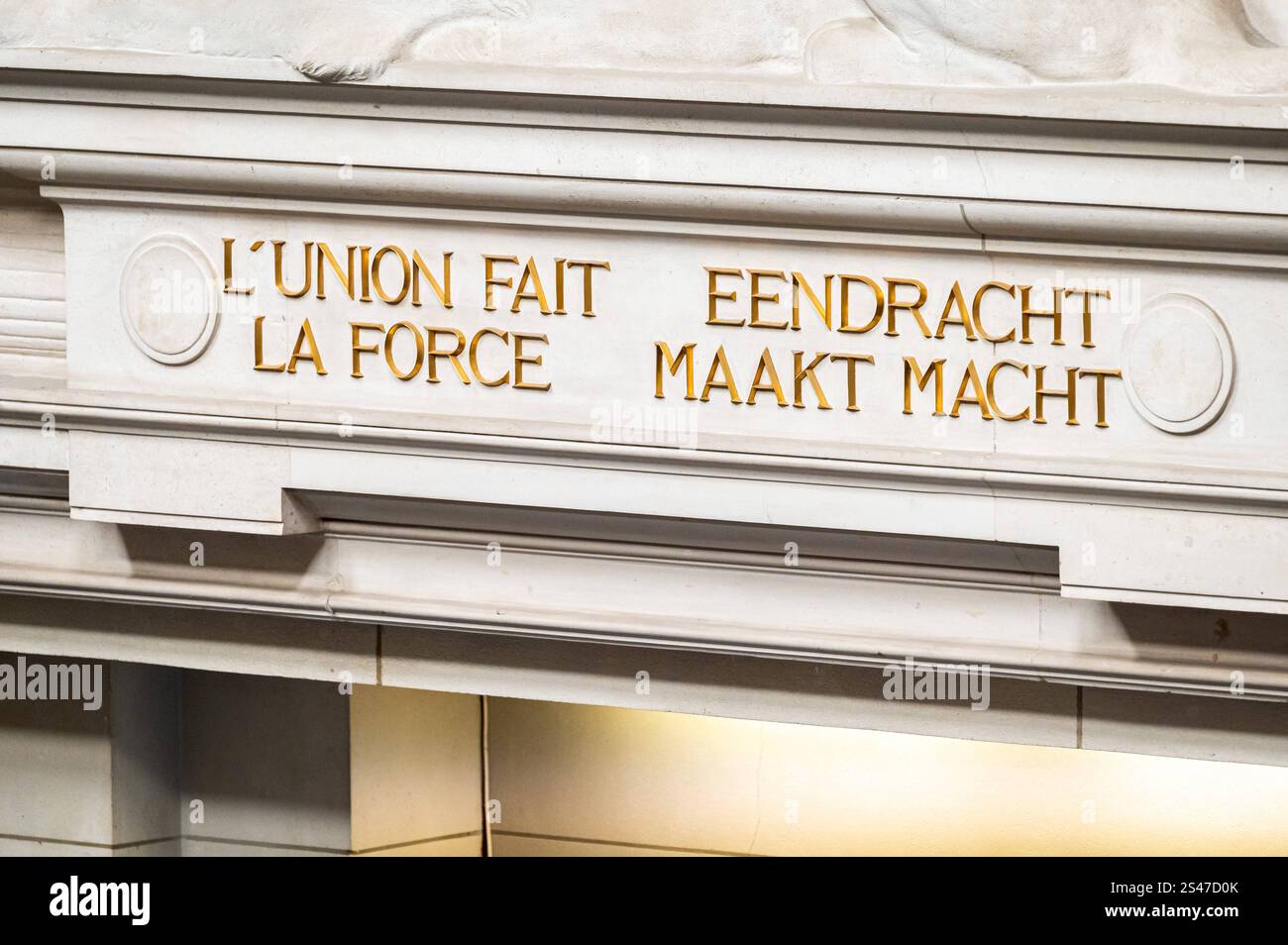 L union fait la Force, Eendracht maakt macht meaning Unity makes ...