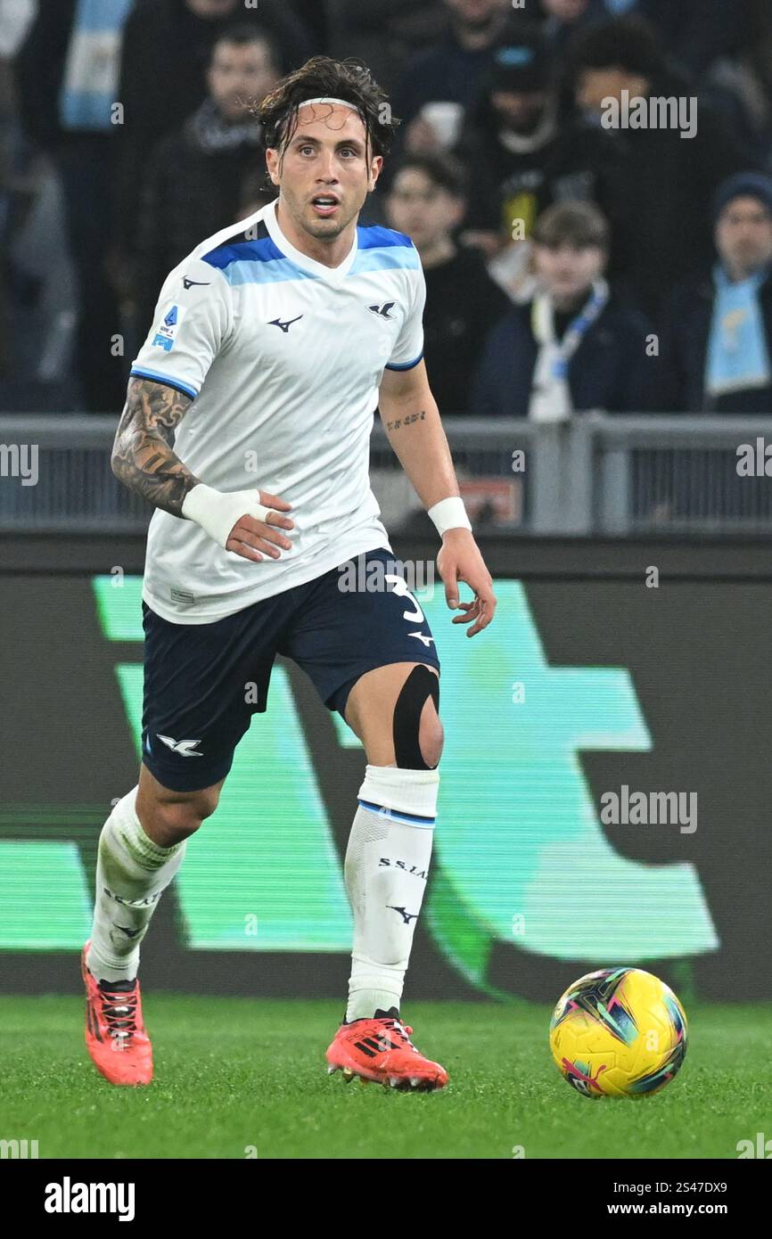 Rome, Italy. 10th Jan, 2025. Luca Pellegrini of SS Lazio in action during the Serie A Enilive ...