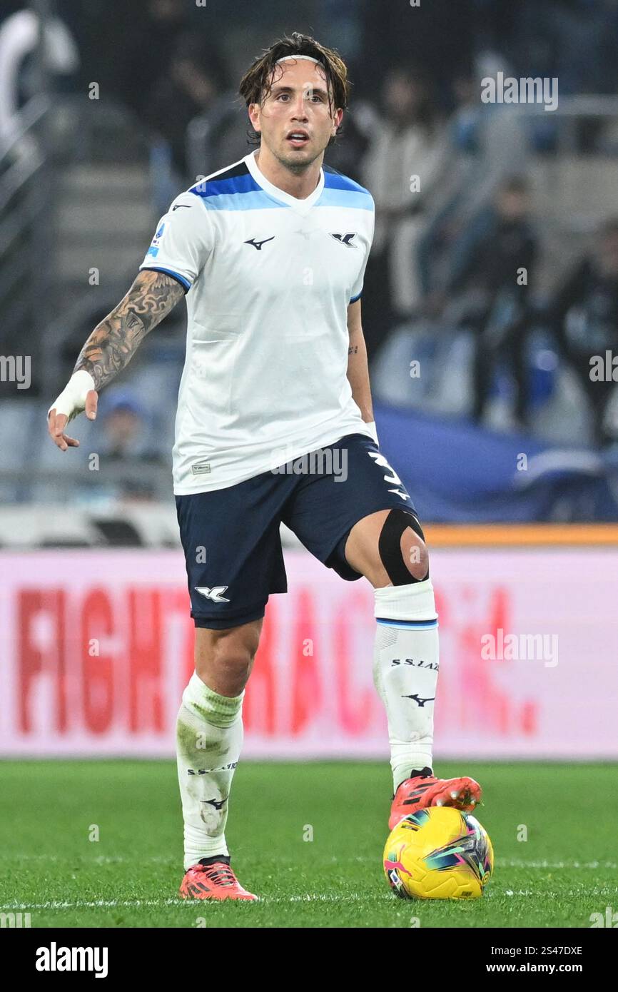 Rome, Italy. 10th Jan, 2025. Luca Pellegrini of SS Lazio in action during the Serie A Enilive ...
