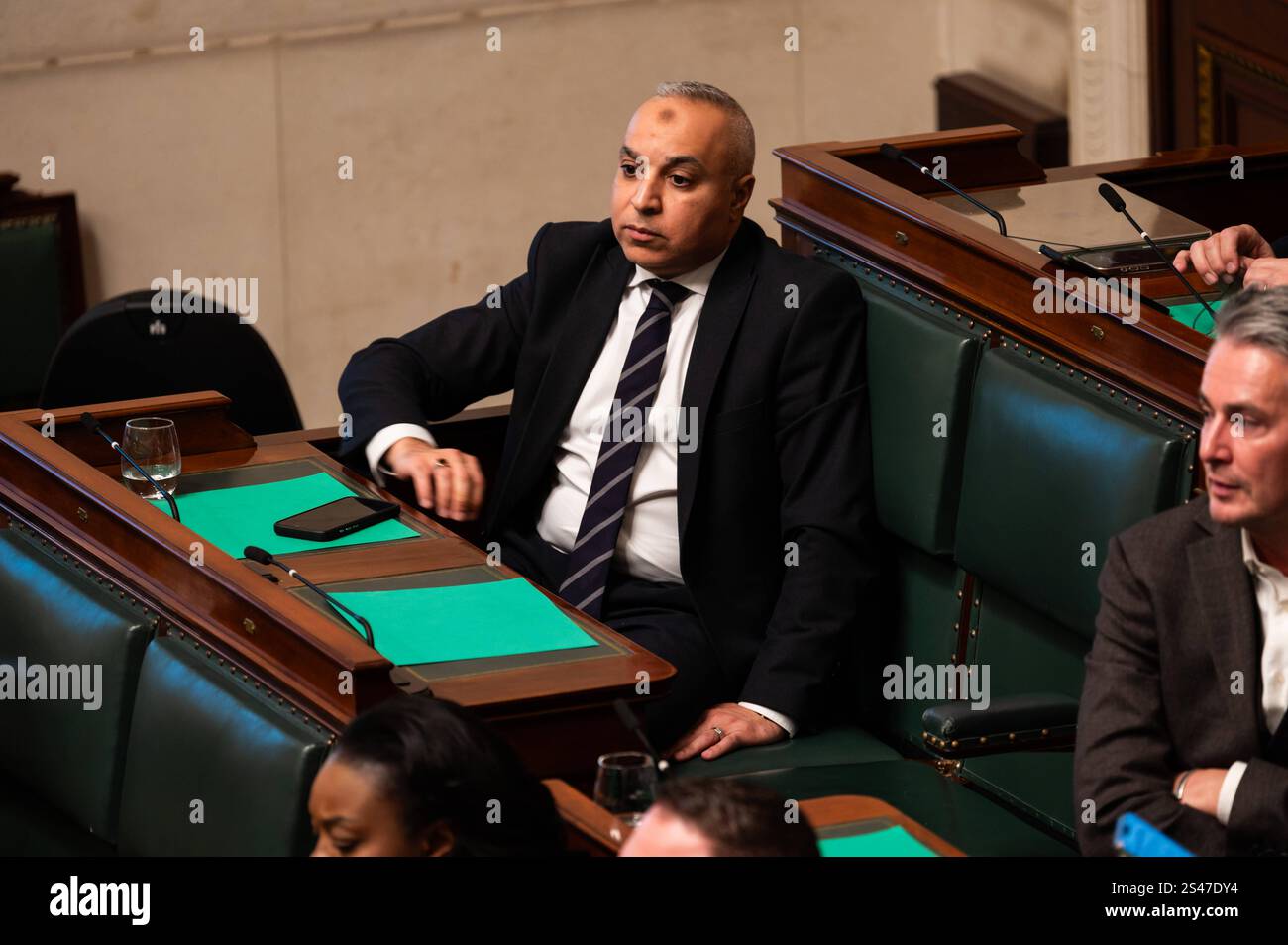 Ridouane Chahid PS at the plenary session of the Chamber at the federal ...
