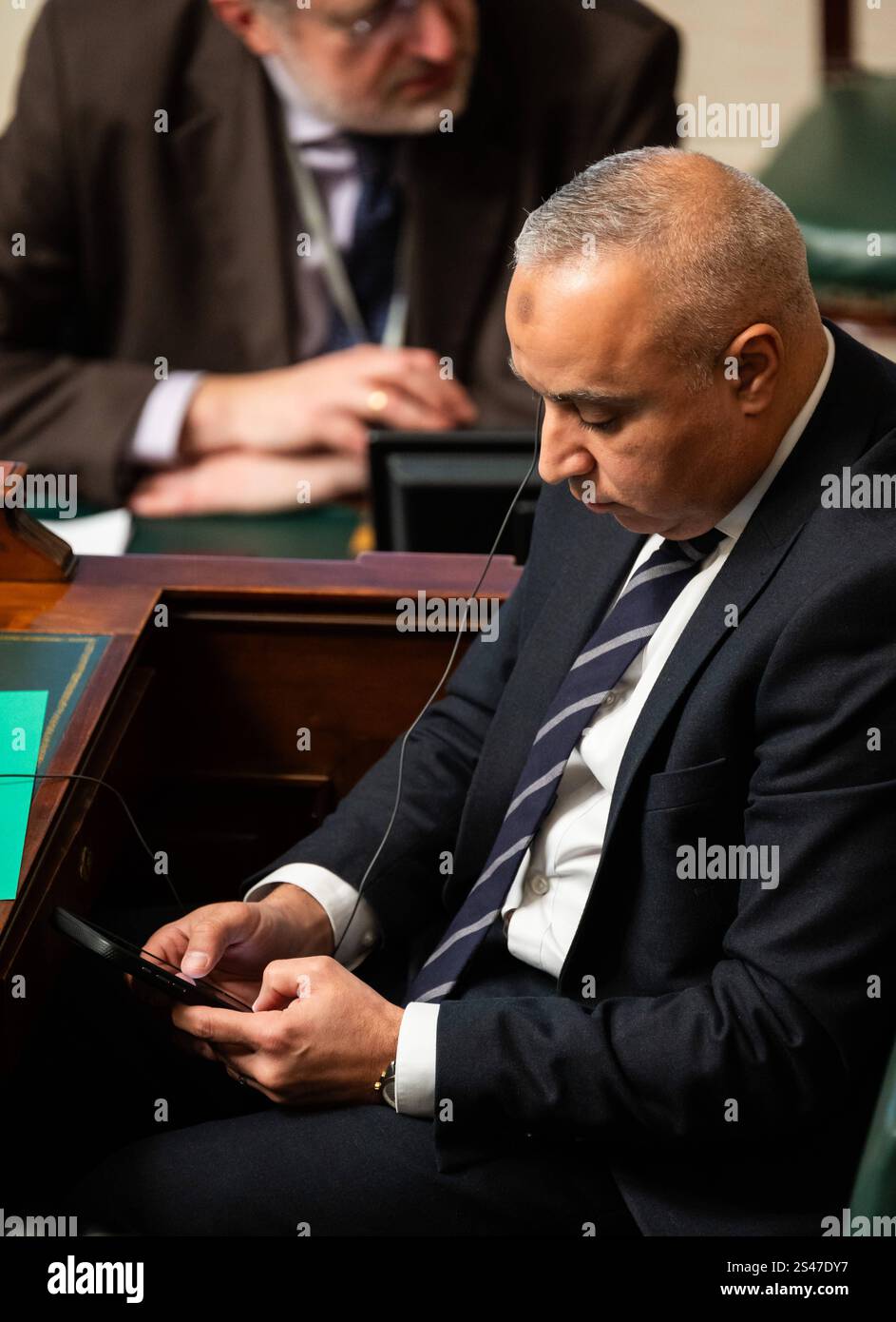 ridouane chahid PS at the plenary session of the Chamber at the federal ...