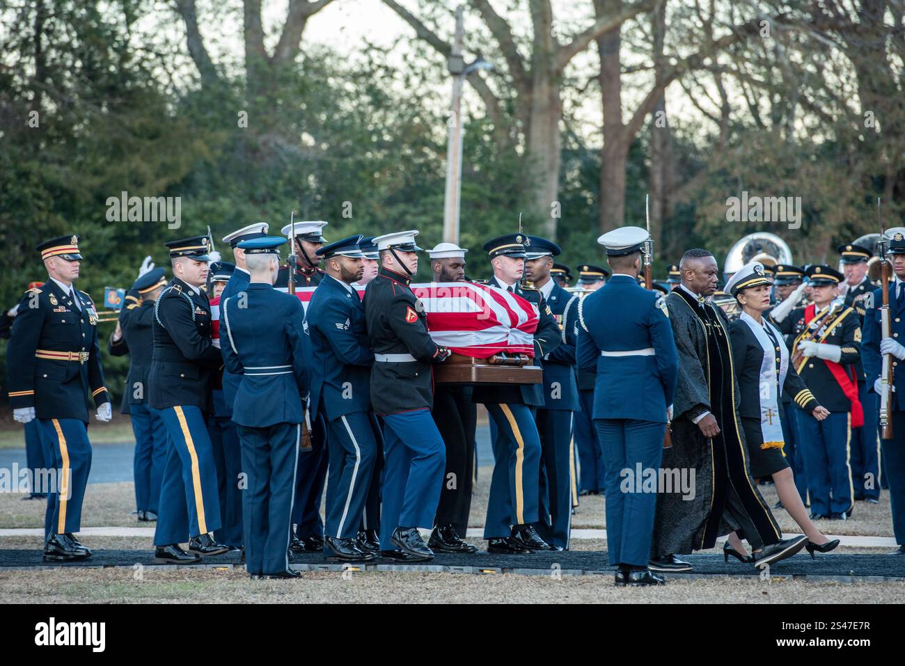 Plains, United States Of America. 10th Jan, 2025. Pastor Tony Lowden ...
