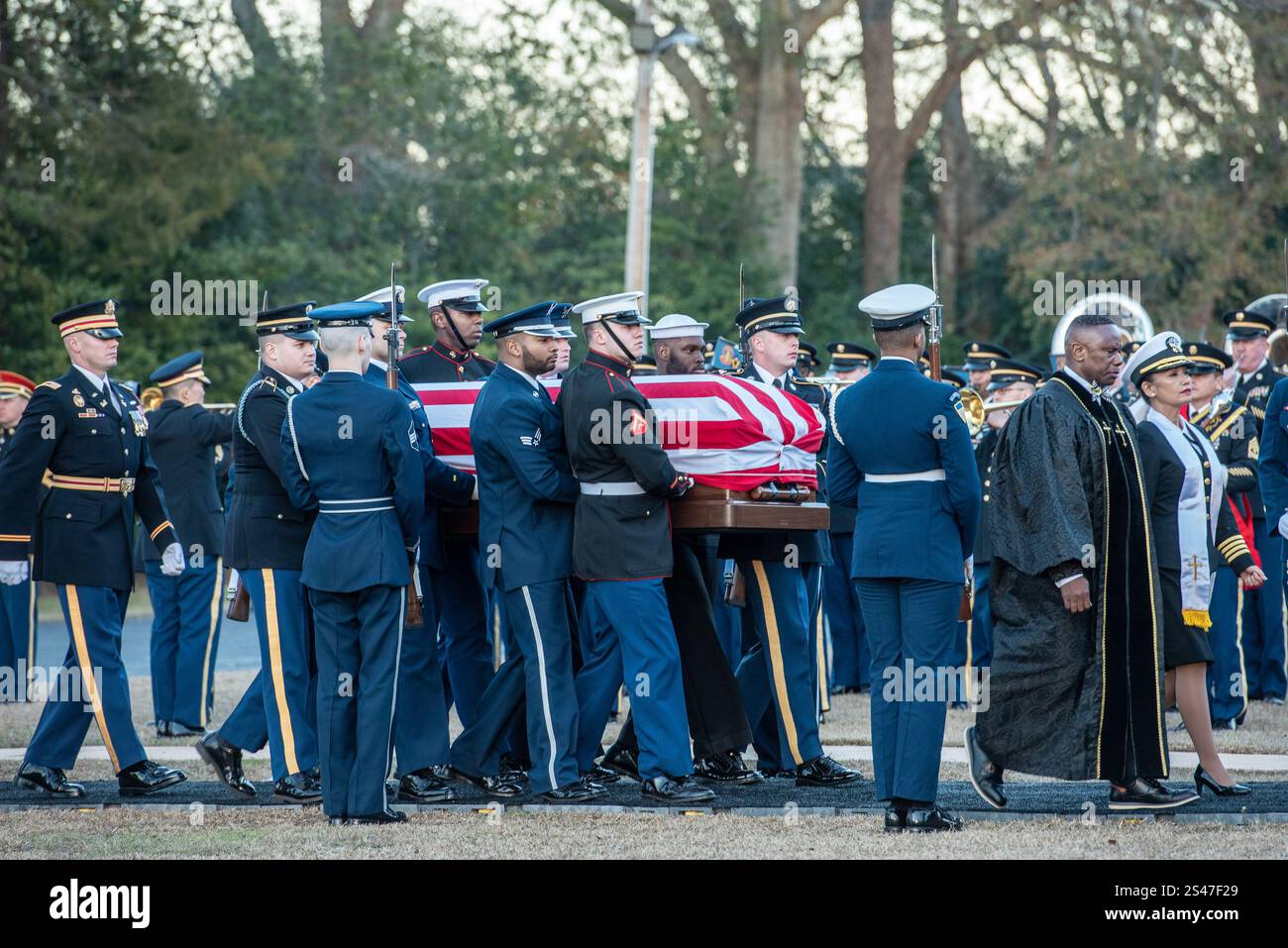 Plains, United States Of America. 10th Jan, 2025. Pastor Tony Lowden ...