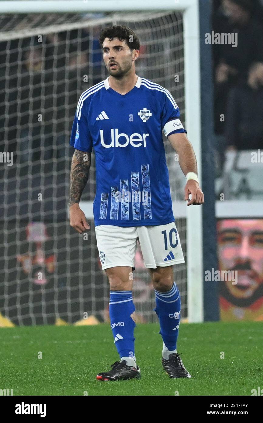 Rome, Italy, 10 Genuary,2025 Patrick Cutrone of Como 1907 look at ...