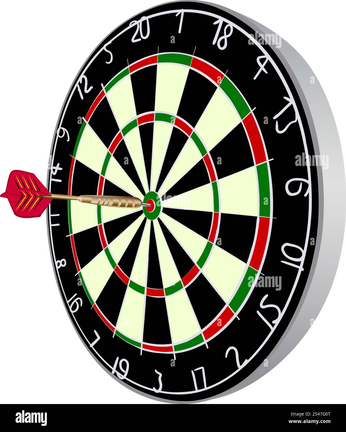 Color Darts aim with darts Stock Vector Image & Art - Alamy