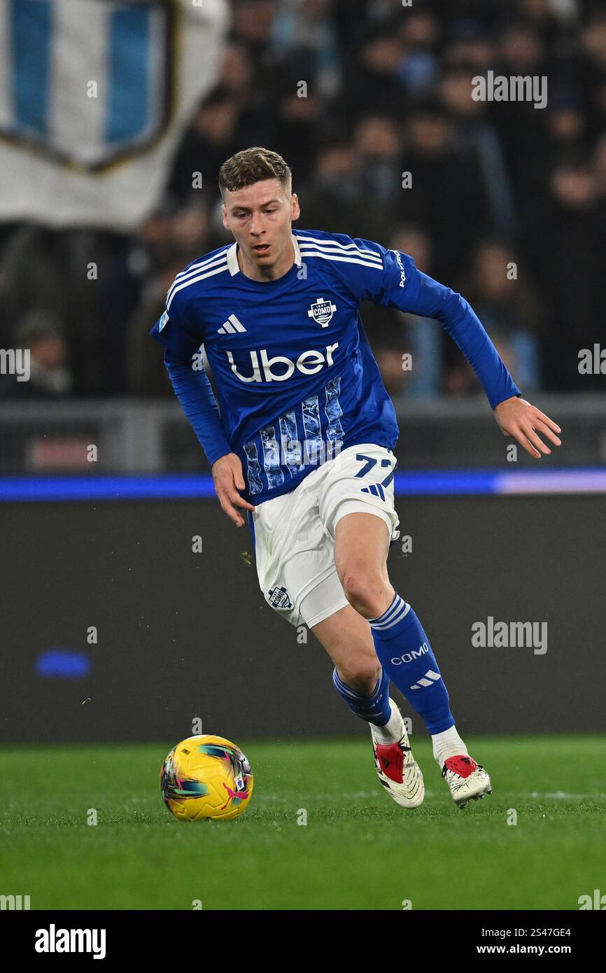 Ignace Van Der Brempt of Como 1907 in action during the 20th day of the ...