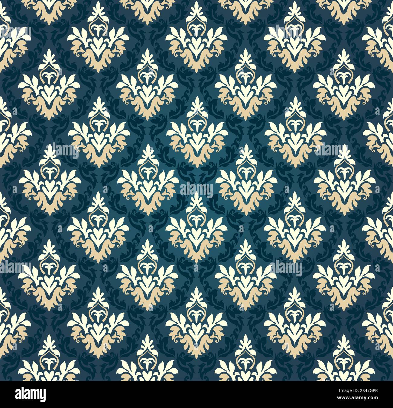 Ornate damask hi-res stock photography and images - Alamy