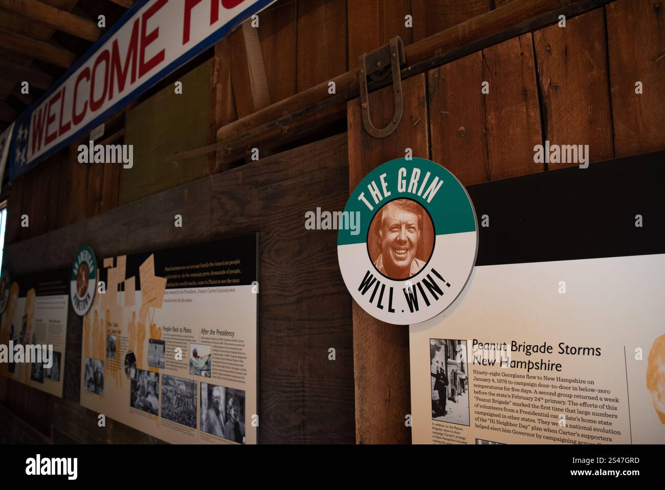 Plains, United States Of America. 10th Jan, 2025. Inside Train Depot in ...
