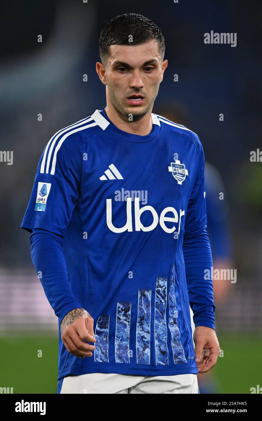 Rome, Italy. 10th Jan, 2025. Gabriel Strefezza of Como 1907 in action during the 20th day of the ...