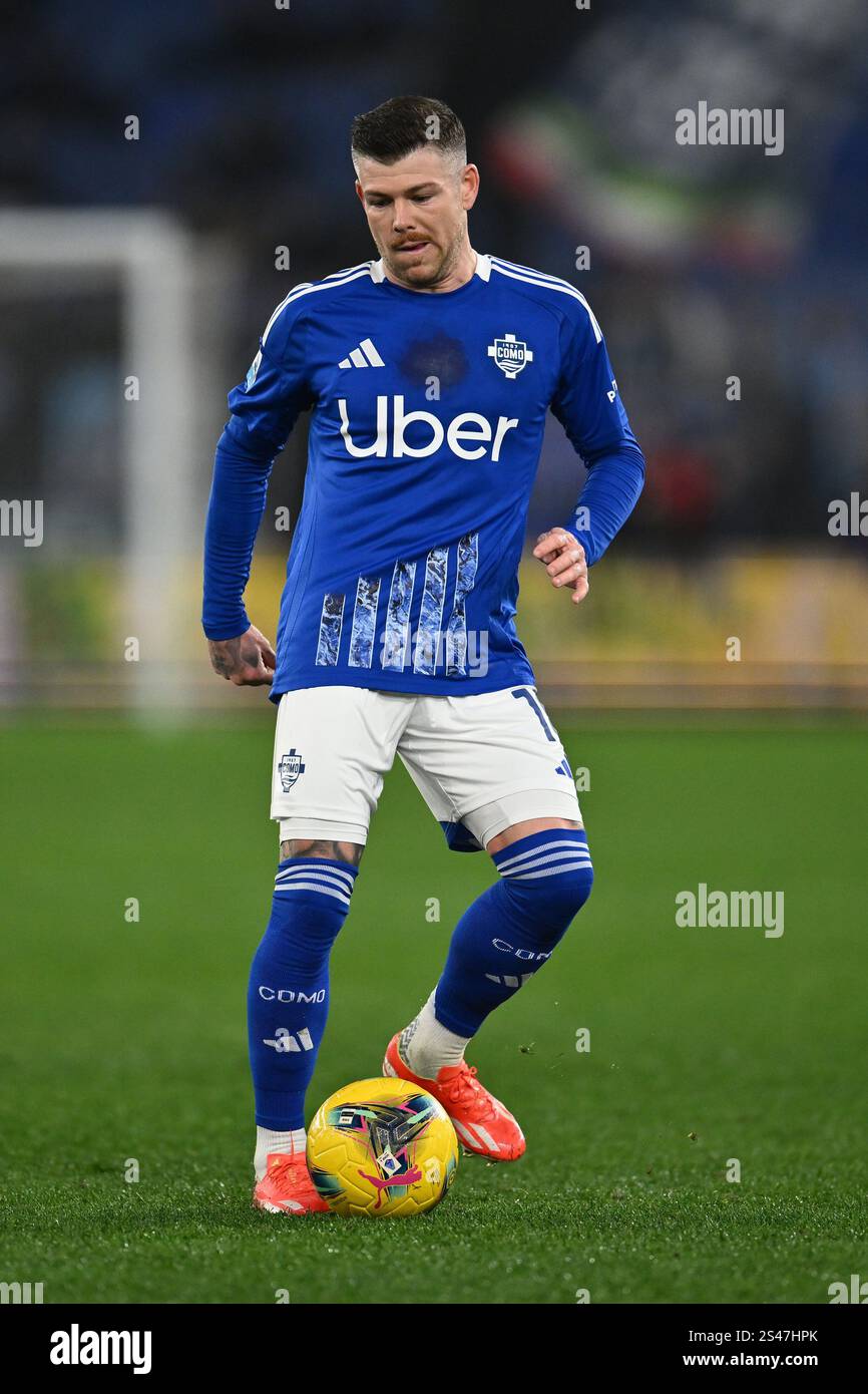 Rome, Italy. 10th Jan, 2025. Alberto Moreno of Como 1907 in action ...