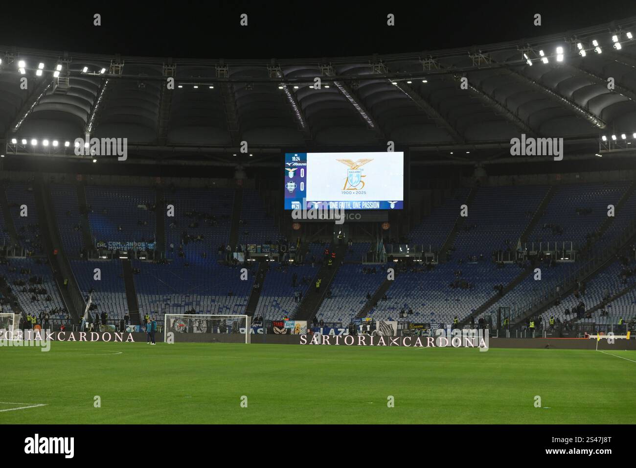 Stadio Olimpico, Rome, Italy. 10th Jan, 2025. Italian Serie A Football; Lazio versus Como; A ...