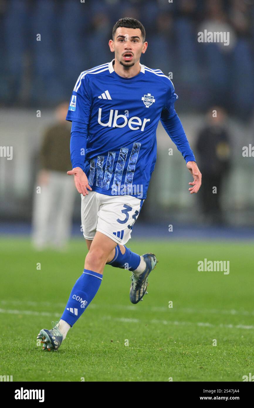 Stadio Olimpico, Rome, Italy. 10th Jan, 2025. Italian Serie A Football; Lazio versus Como; Lucas ...