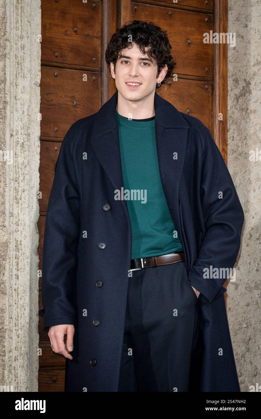 Nicolas Maupas attends the “Il Conte di Montecristo” photocall at ...