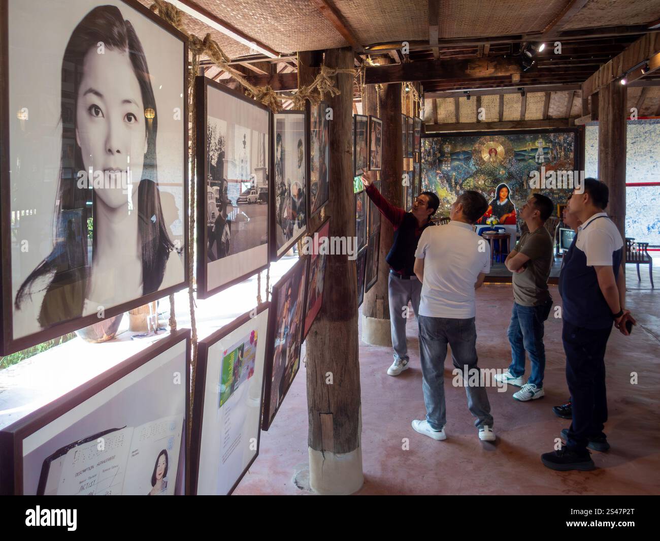 Chinese tourists attend during the commemoration of Teresa Teng, the ...