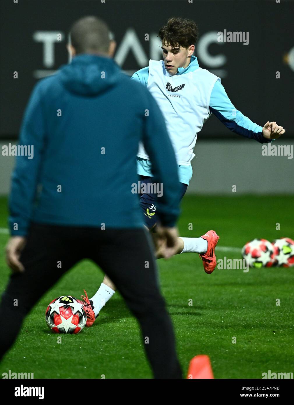 Belek, Turkey. 10th Jan, 2025. Noa Mikic of Dinamo Zagreb during a ...