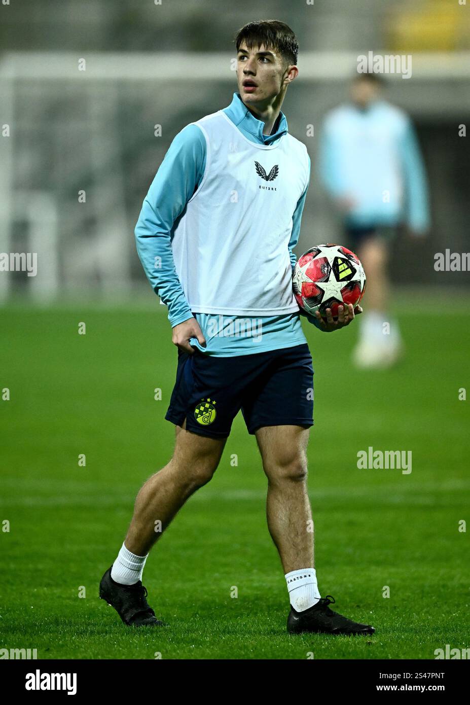 Belek, Turkey. 10th Jan, 2025. Branko Pavic of Dinamo Zagreb during a training session at Mardan ...