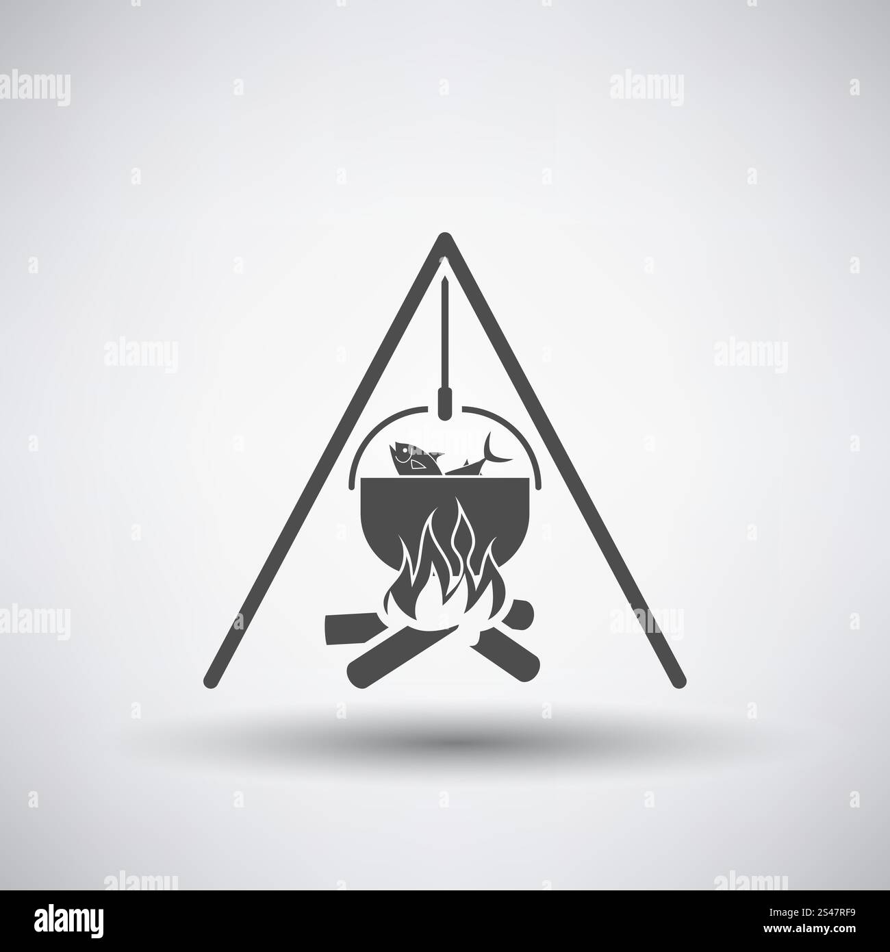 Dinner fire Black and White Stock Photos & Images - Alamy