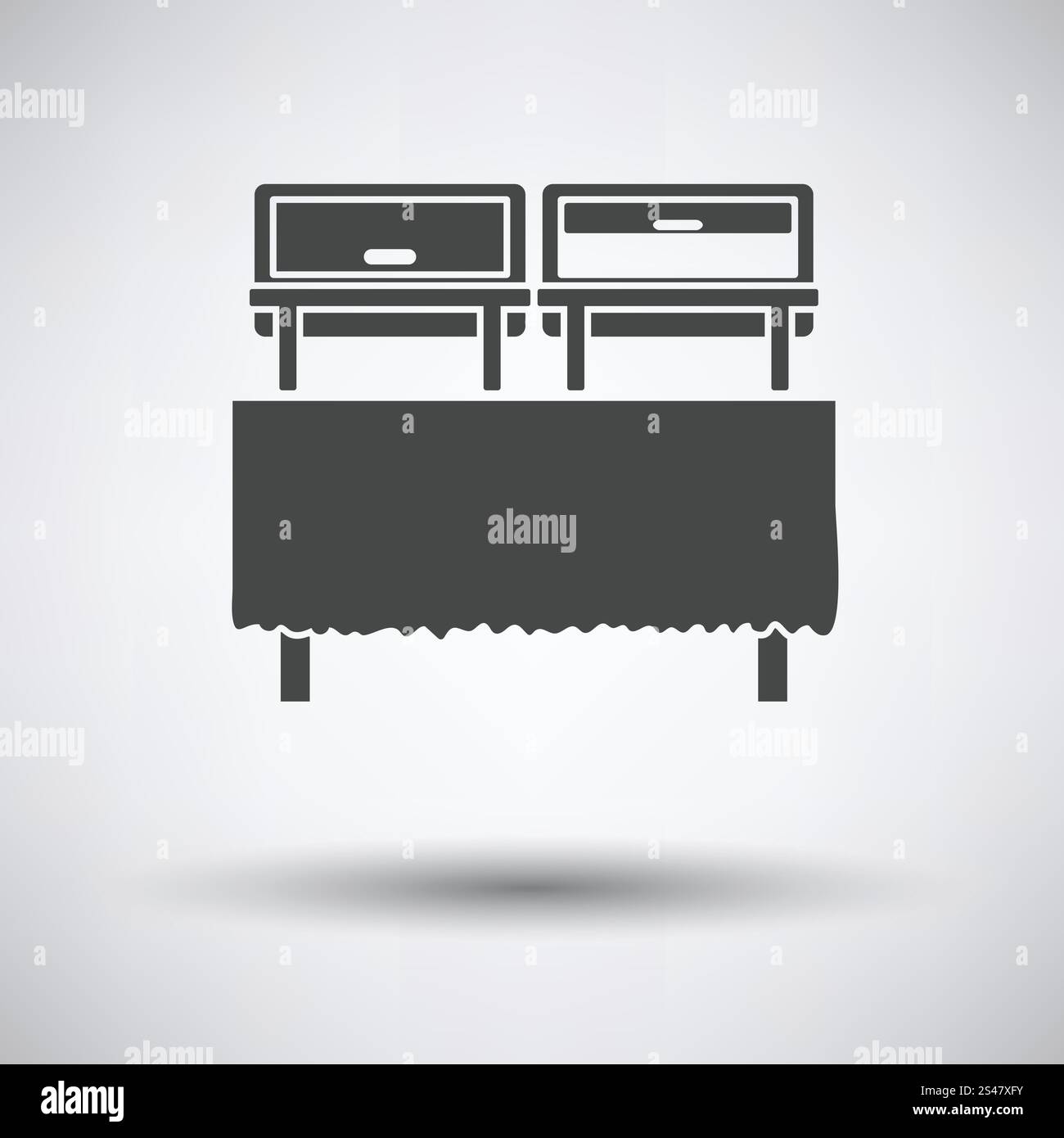 Chafing dish icon. Chafing dish icon on gray background with round ...