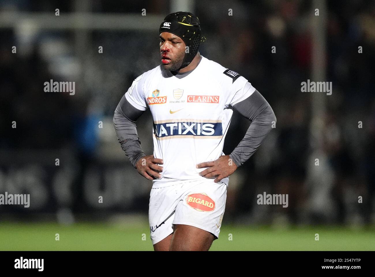 Racing 92's Eddy Ben Arous during the Investec Champions Cup match at ...