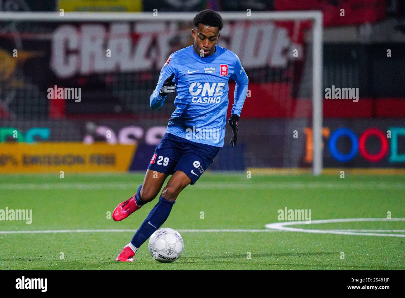 OSS, NETHERLANDS - JANUARY 10: Ilano Silva Timas of MVV Maastricht ...