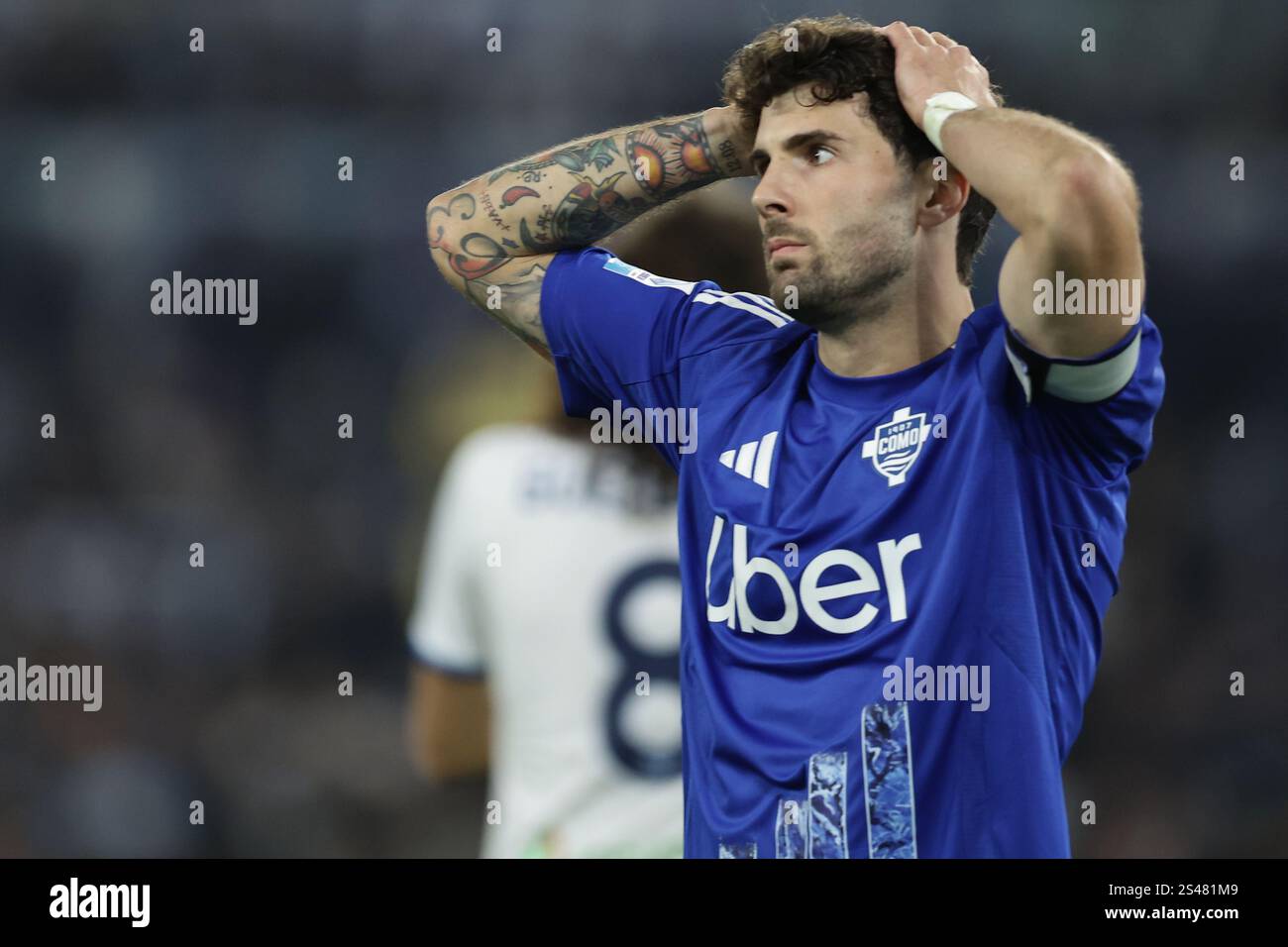 Como’s Italian forward Patrick Cutrone looks dejected during the Serie ...