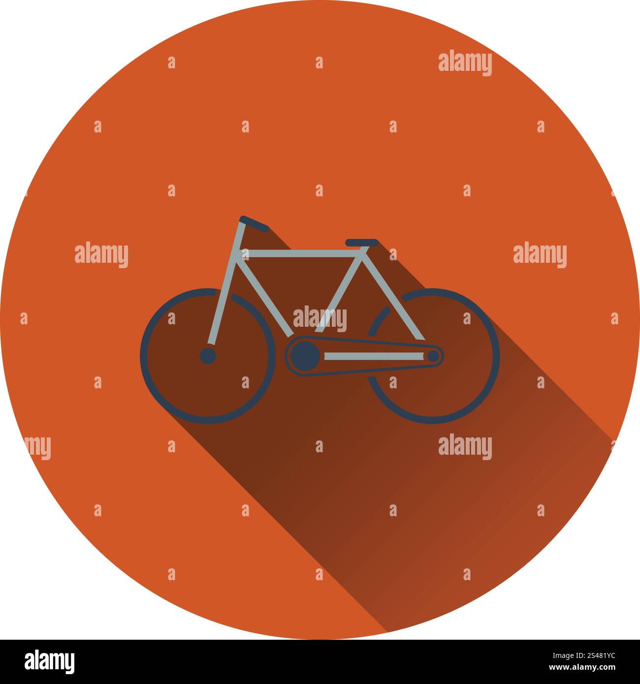 Ecological bike icon. Flat design. Vector illustration Stock Vector ...