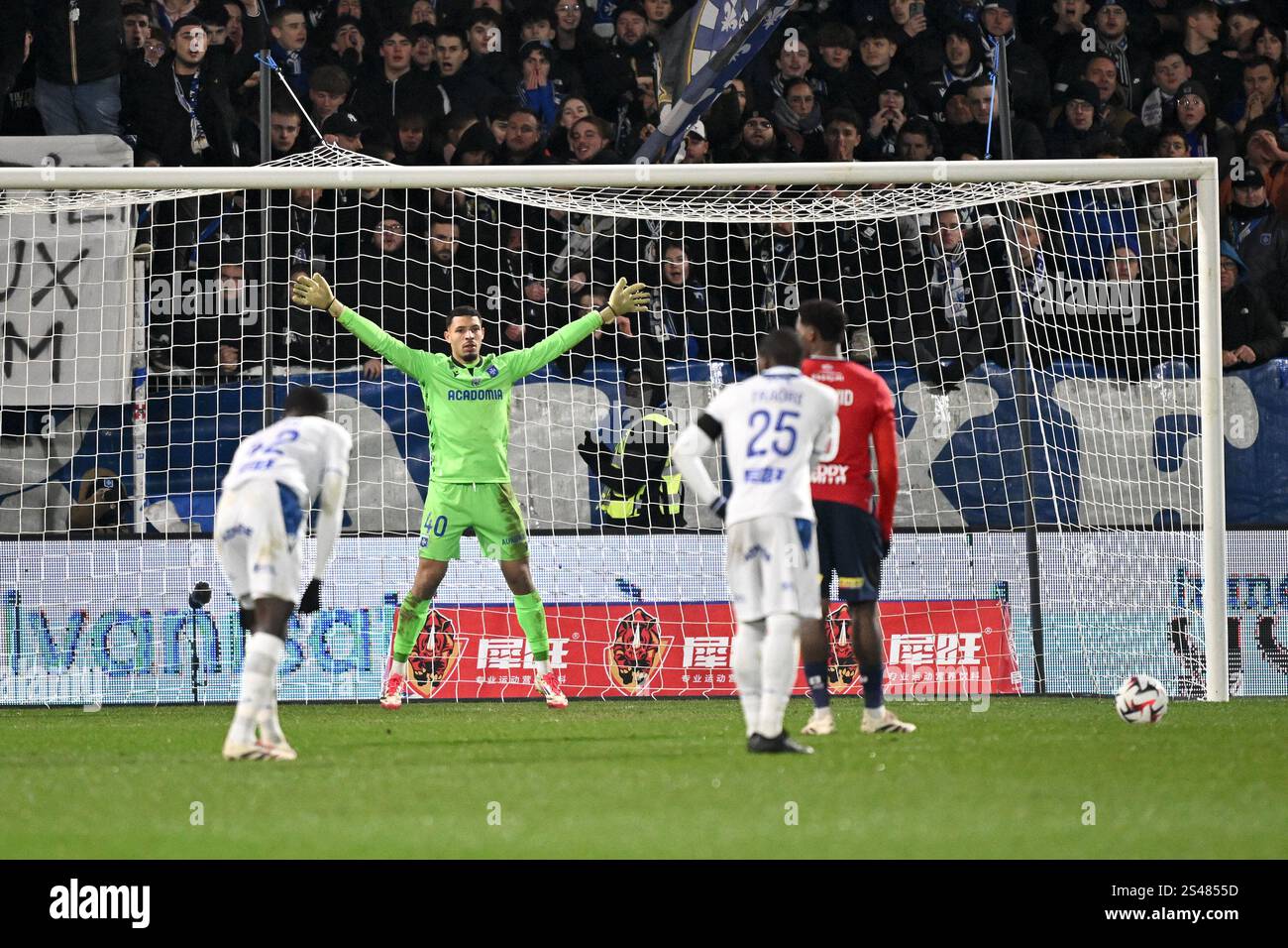 40 Theo DE PERCIN (aja) during the Ligue 1 McDonald's match between ...