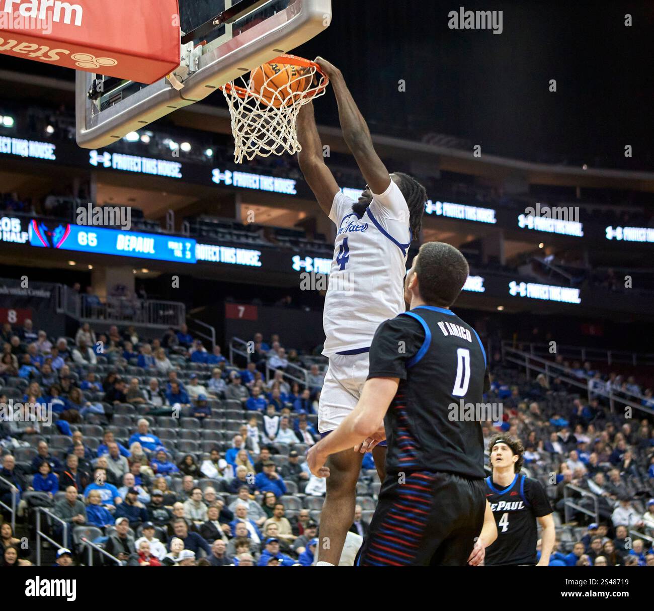 Newark, United States. 08th Jan, 2025. Seton Hall Pirates forward ...
