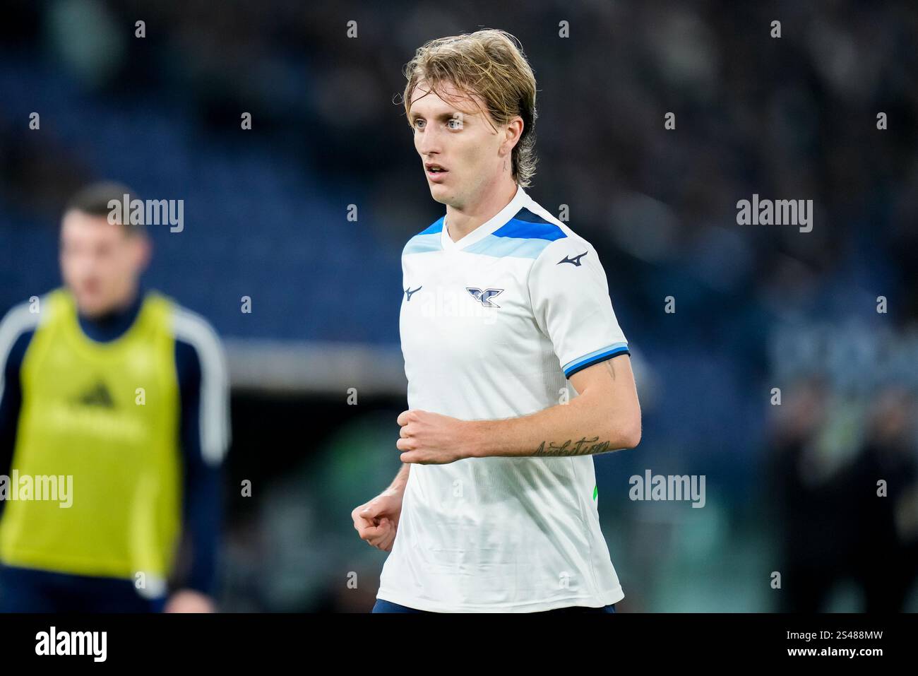 Rome, Italy. 10th Jan, 2025. Nicolo' Rovella of SS Lazio looks on during the Serie A Enilive ...