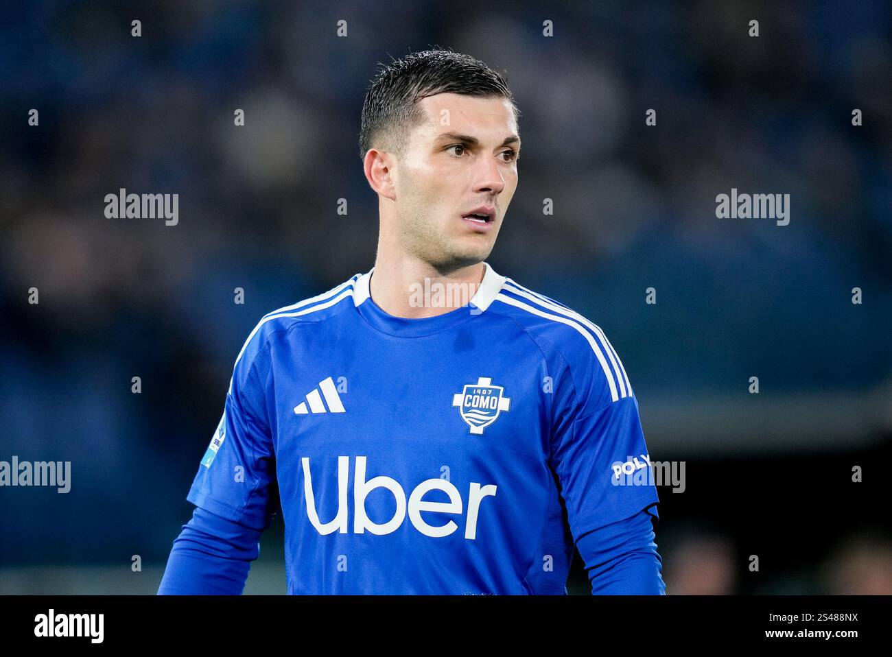 Rome, Italy. 10th Jan, 2025. Gabriel Strefezza of Como 1907 looks on during the Serie A Enilive ...