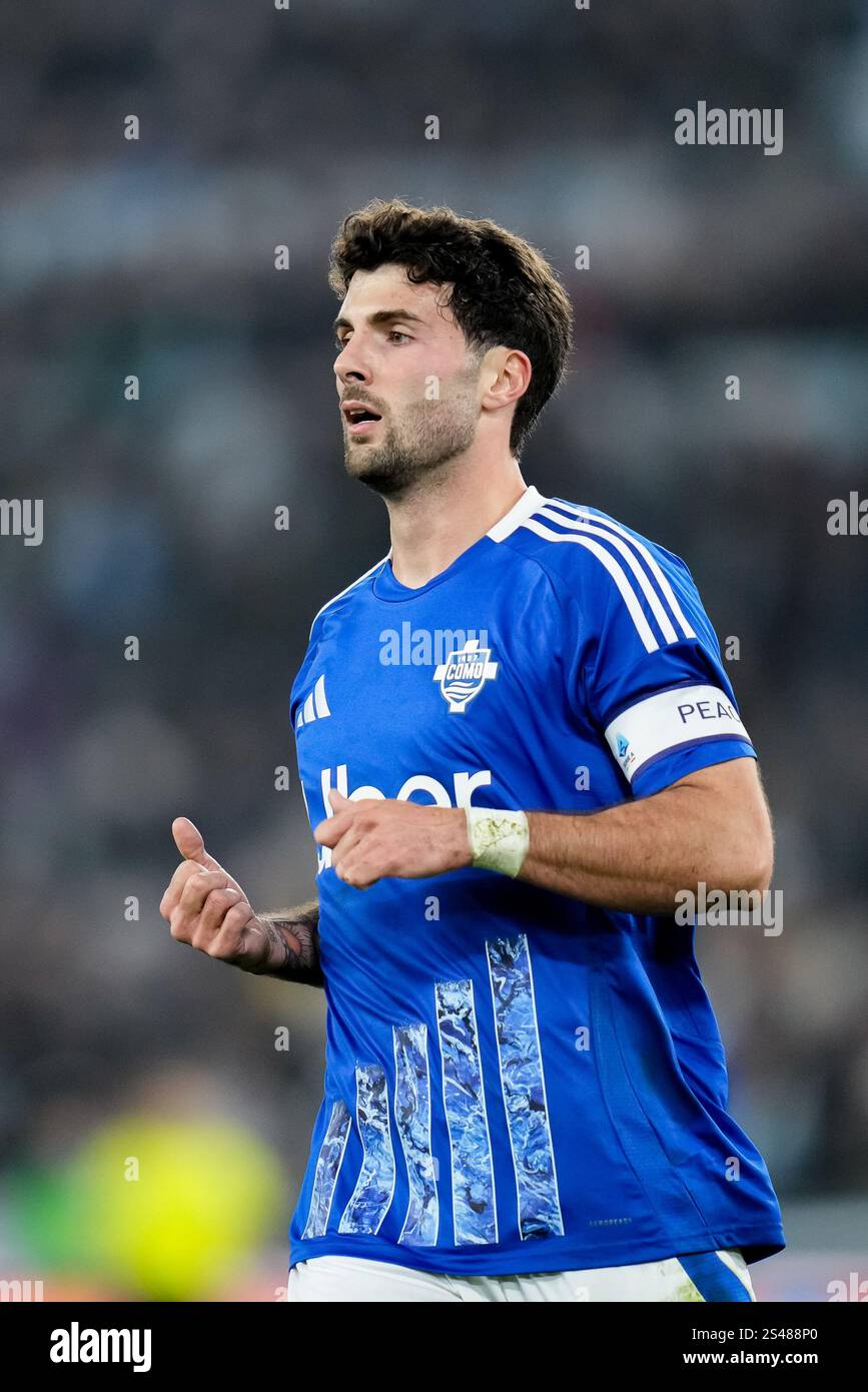 Rome, Italy. 10th Jan, 2025. Patrick Cutrone of Como 1907 looks on during the Serie A Enilive ...